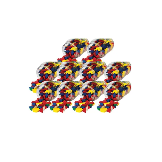 Wooden Pattern Blocks Class Pack - 10 Sets