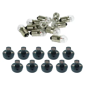 Bulbs 6v with Lamp Holders - P10