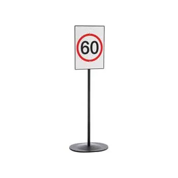 Speed Limit Sign 60kph 24 cm Diameter on Stand