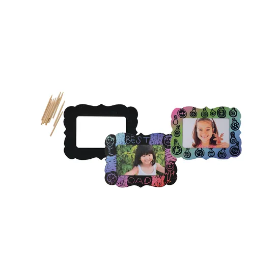 Magnetic Scratch Art Photo Frames - Pack of 10 - MTA Catalogue