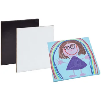 Magnetic Canvas Board Square - Pack of 4