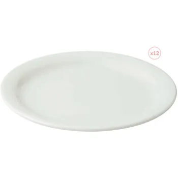 Ceramic Plate 205mm Pk 12