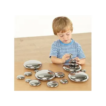 Lightweight Mirror Pebbles - 20 Pieces