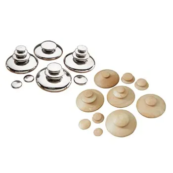 Wooden and Mirrored Pebble Kit - 40 Pieces