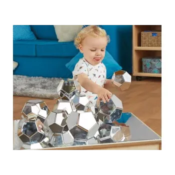 Lightweight Metallic Blocks - 12 Pieces