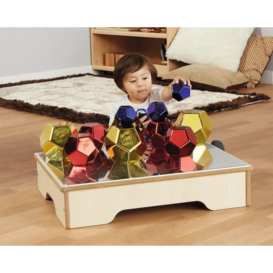 Lightweight Colourful Metallic Blocks - 12 Pieces