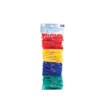 Jumbo Plastic Pegs Pack of 40