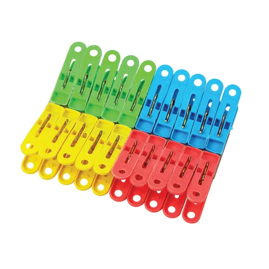 Jumbo Plastic Pegs Pack of 40
