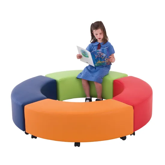 Ergerite Curved Ottoman - Set of 4