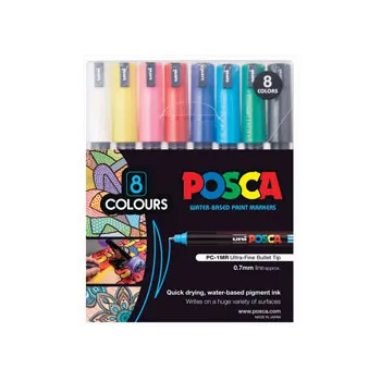 POSCA Marker Ultra Fine - Pack of 8