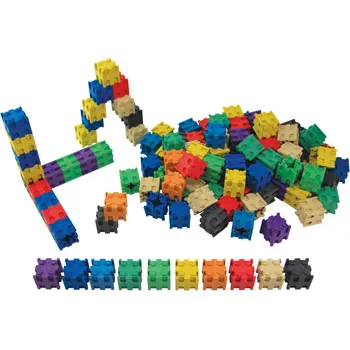 Interlocking Cubes – 2 cm, Set of 100, RE-Wood®