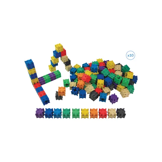 Interlocking Cubes - 2cm - Set of 1000 - ReWood - MTA Catalogue