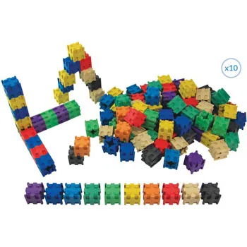 Interlocking Cubes - 2cm - Set of 1000 - ReWood