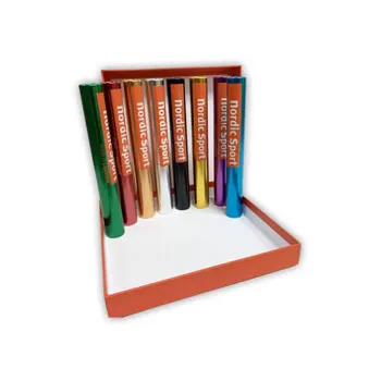 Nordic Relay Batons Aluminium Set of 8