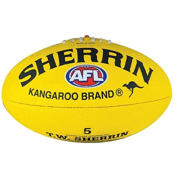 Sherrin Synthetic Size 5 Yellow