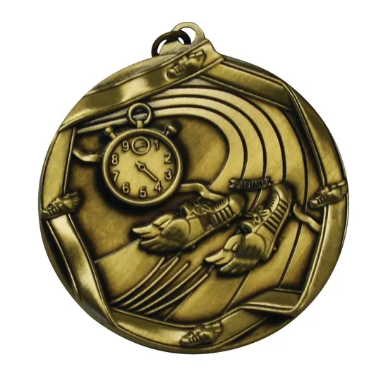 Track Medal 60mm Gold