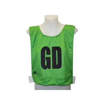 Netball Bibs Senior - Fluoro Green & Black