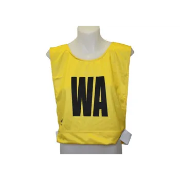 Netball Bibs Senior - Fluoro Yellow & Black