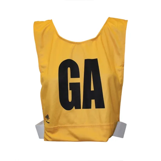 Netball Bibs Senior - Gold & Black