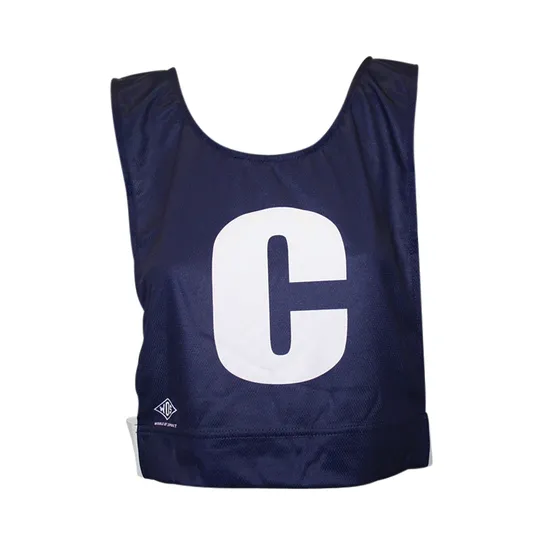 Netball Bibs Senior - Navy & White
