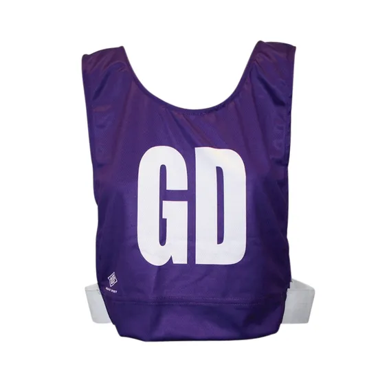 Netball Bibs Senior - Purple & White