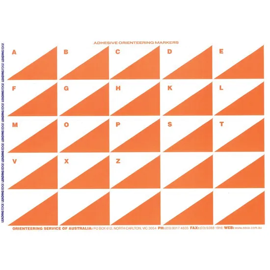 Adhesive Control Markers Stickers x25