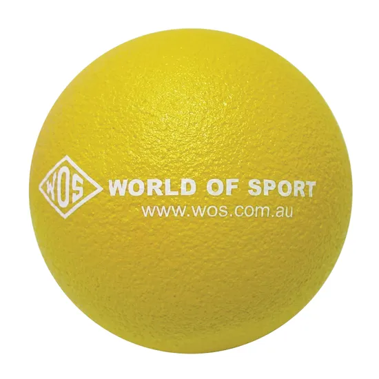 WOS Density Foam Ball 9cm Yellow - MTA Catalogue