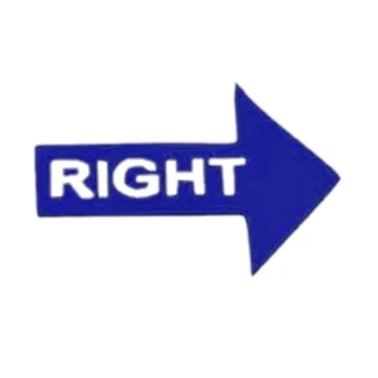 Directional Ground Marker Right