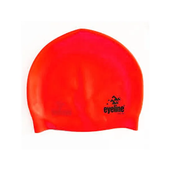 Eyeline Silicone Swim Cap - Red