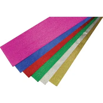 Metallic Crepe Paper - Pack of 6
