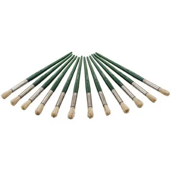 Creatistics Round Bristle Paint Brush Size 12- Pack of 12