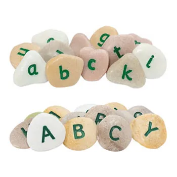 Alphabet Pebbles Lower & Uppercase Kit