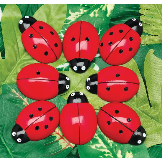 Ladybugs Counting Stones – Visual Counting Tools, Set of Stones