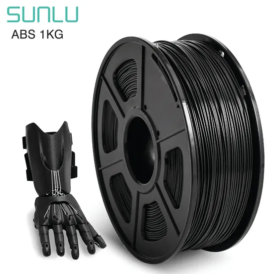 SUNLU 3D Printer Filament - ABS 1KG - Black