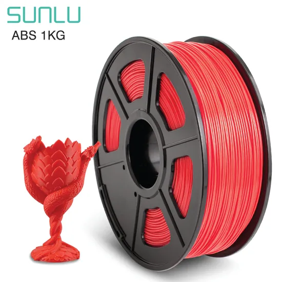 SUNLU 3D Printer Filament - ABS 1KG - Red - MTA Catalogue