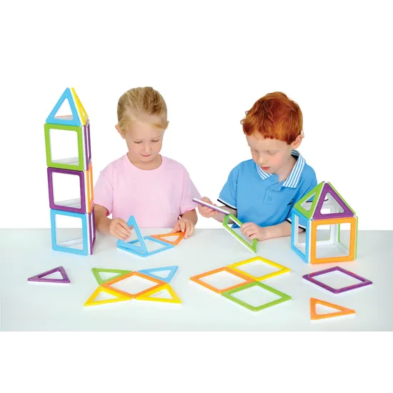 Polydron - Mega Mag Double Set - 72 pieces