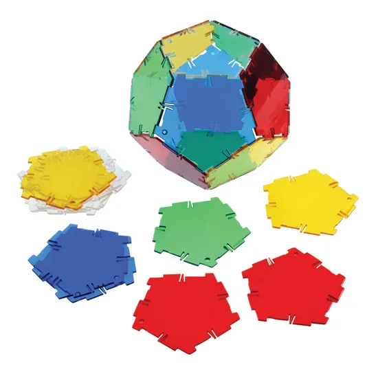 Polydron Translucent Maths Set – 420 Pieces