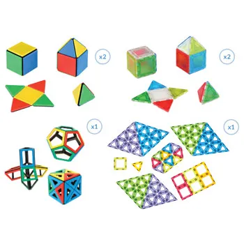 Polydron Mixed Magnetic Class Pack 2