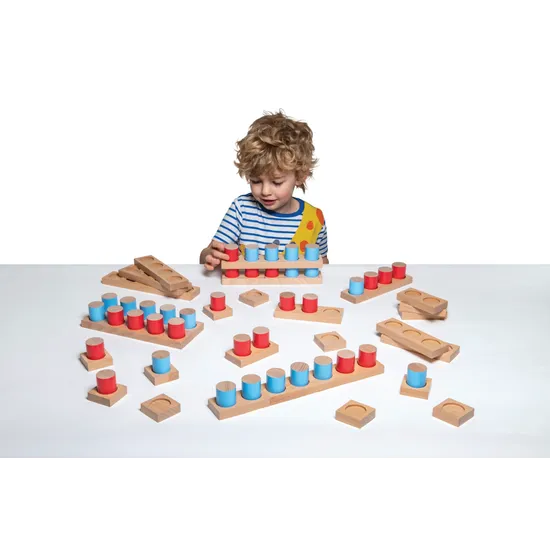 Wooden Counting Blocks – Natural Numeracy Set
